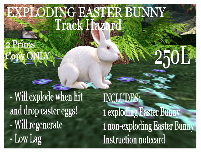 Second Life Marketplace - Exploding Easter Bunny